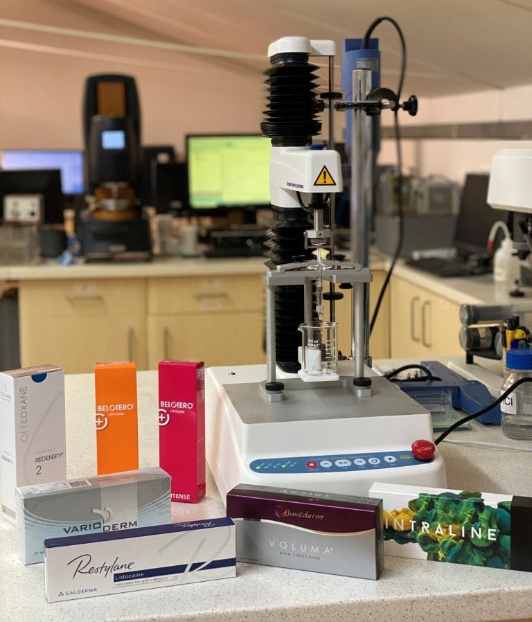 Syringeability of Dermal Fillers - Brought to you by the Rheology Lab